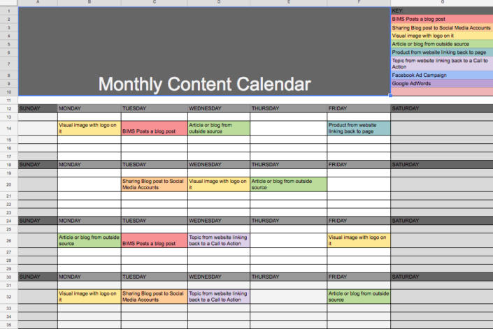 How to Create an Effective Content Calendar for Your Business | Social ...