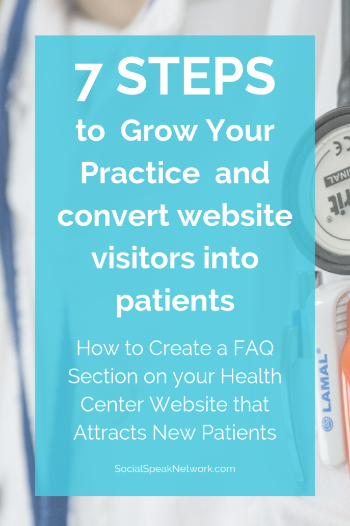 How to Create a FAQ Page that Converts on your Health Center Website ...