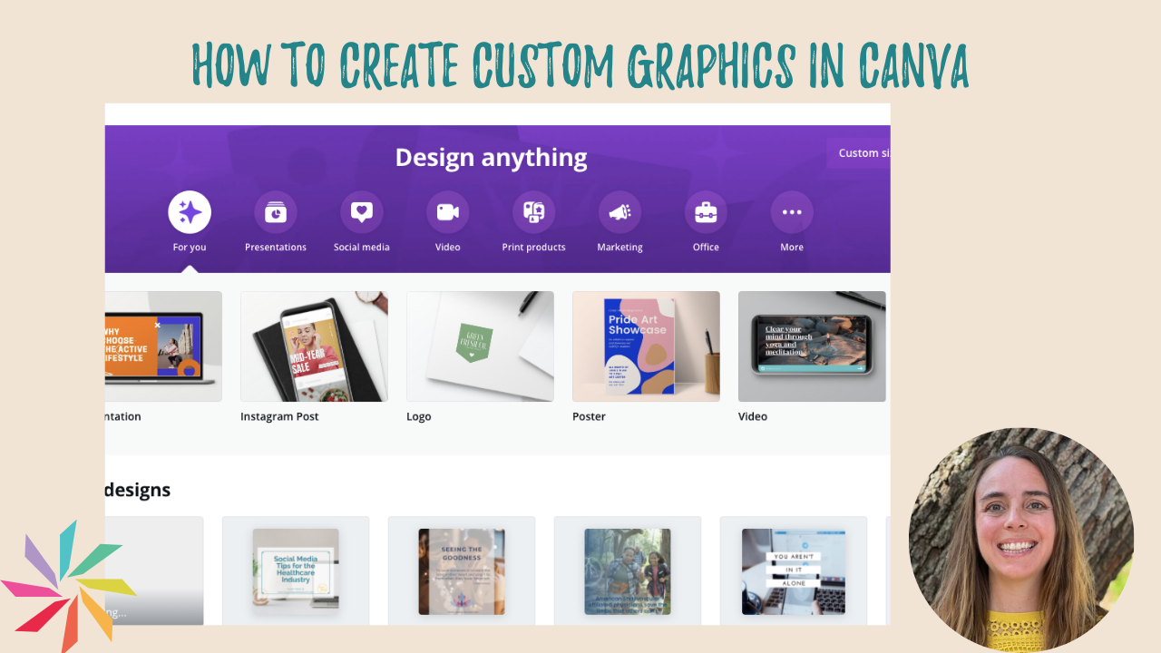 How to Create Custom Graphics in Canva | Social Speak Network Social ...