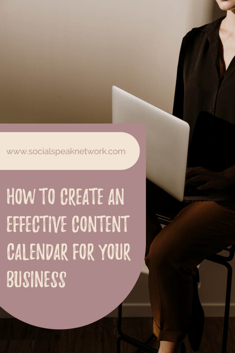 How to Create an Effective Content Calendar for Your Business | Social ...